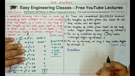Data Structure Solved Questions P3 Binary Min Heap B Tree Connected Graph Max Heap