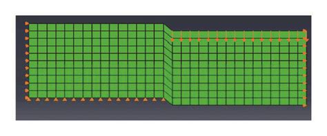 boundary conditions of specimens for element tests a mode i loading