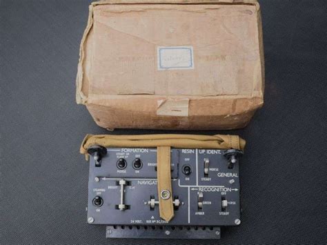 55 Mint Unissued Still Boxed Raf Lighting Control Signal Panel 5c 3108