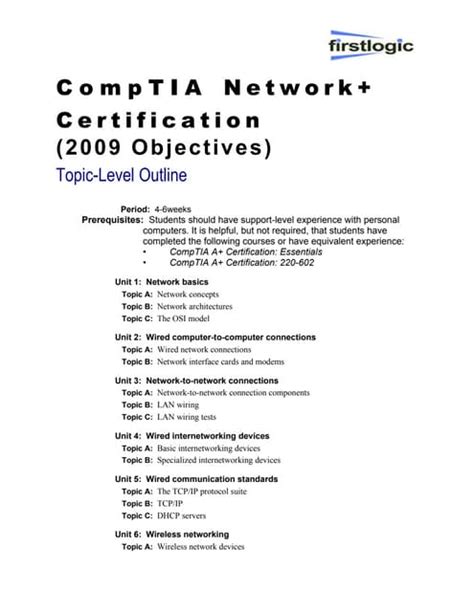 Comptia Network Lesson Ppt