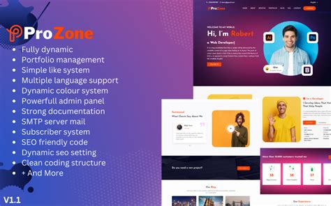 Prozone Agency Personal Company Portfolio Laravel Script