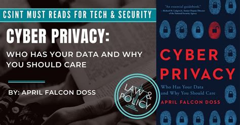 Book Review Cyber Privacy Who Has Your Data And Why You Should Care American University