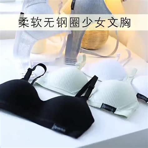 Korean Pure Cotton Bra Girl Thin Wireless Push Up Bra Gathered Women Bh