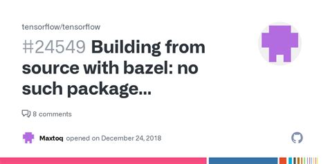 Building From Source With Bazel No Such Package Local Config Cuda Cuda Issue