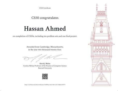 Hassan Ahmed On Linkedin Cs50x Cs50x Cs50 Programming Coding 10