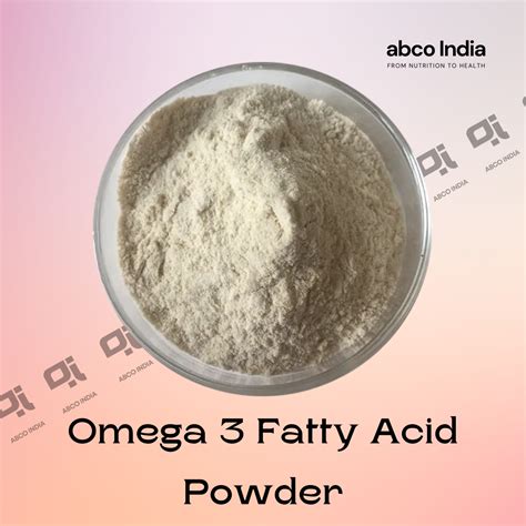 Omega 3 Fatty Acid Powder Abco India