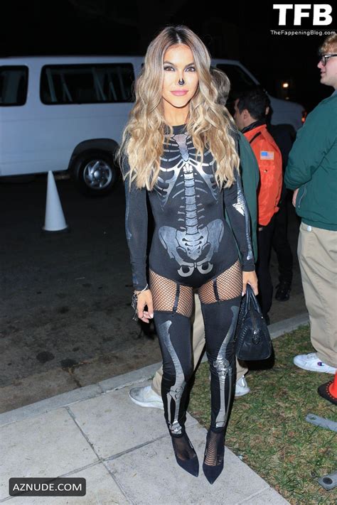 Chrishell Stause And Emma Hernan Sexy Seen Flaunting Her Hot Legs At The Casamigos Halloween