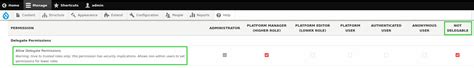 Delegate Permissions Drupal Org