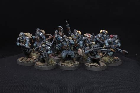 Ten Kreigsmen Ready To Serve The Emperor Rtheastramilitarum