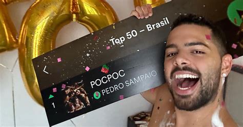 Pedro Sampaio Celebra Sucesso De Pocpoc No Spotify