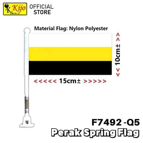 Kijo Perak Spring Flag Bendera Spring Perak Negeri F7492 Q5 Shopee