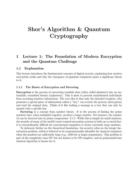 Shors Algorithm And Quantum Cryptography Qucode Abhishek Kumar Medium