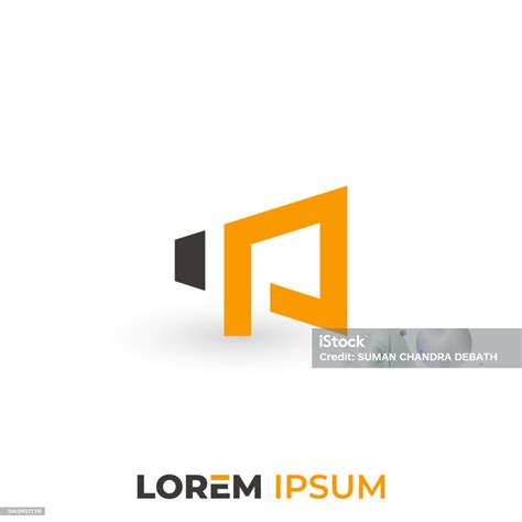 당신의 상표를 위한 모양 P 로고 디자인 템플리트 0명에 대한 스톡 벡터 아트 및 기타 이미지 0명 개념 광고 Istock