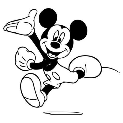 Mickey Clipart Black And White