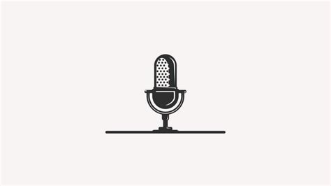 Microphone Animation Stock Video Footage For Free Download