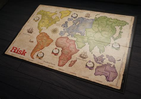 Risk 1 Gameboard Game Board Map Official Replacement Game Piece Ebay