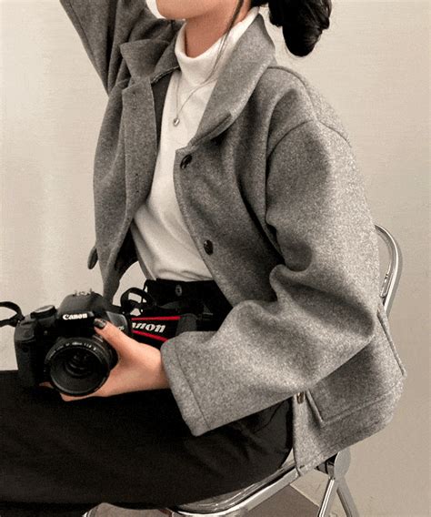 [부들부들~] 몽블랑 데일리 기본핏 포켓 울 자켓 에이블리