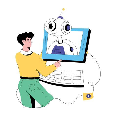 Trendy Virtual Assistant 28680536 Vector Art At Vecteezy