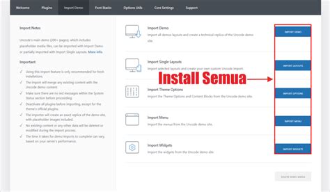 tutorial install theme uncode tutorial install theme and plugin