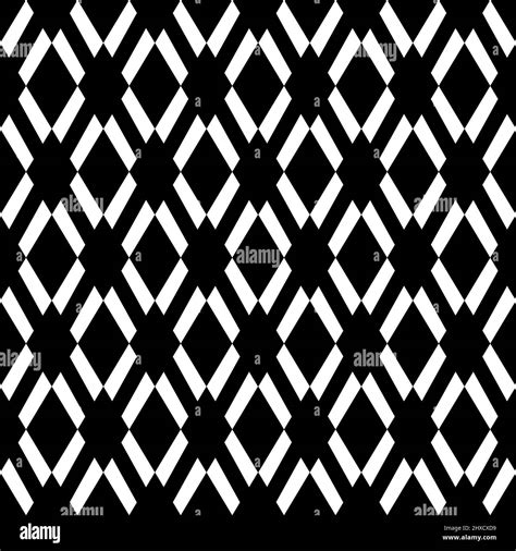 Black And White Rhombus Pattern Design In Elegant Geometric Style Stock Vector Image And Art Alamy