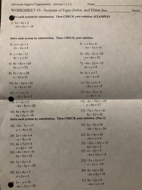 Free Advanced Algebra Worksheet With Answers Download Free Advanced Algebra Worksheet With