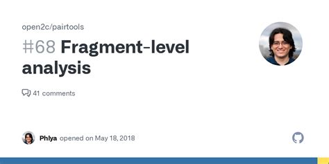 fragment level analysis · issue 68 · open2c pairtools · github