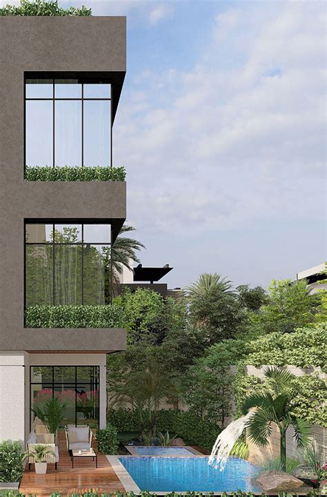 Exterior And Landscape Design In Sharjah Uae On Behance