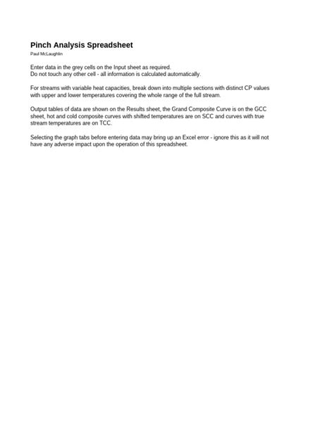 Pinchhen Pdf Spreadsheet Heat