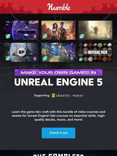 Humble Bundle Learn To Harness The Power Of Unreal Engine And Start