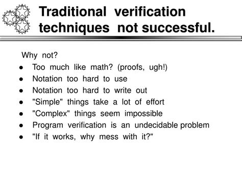 Ppt Overview Of Formal Methods Powerpoint Presentation Free Download Id4495783