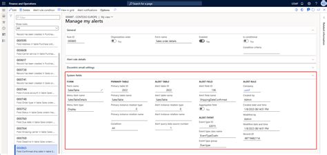 Improved Alert Rules Docentric AX