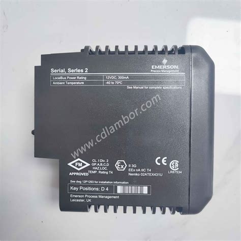 Original Emerson Ve4006p2 Deltav Mq Controller PLC Module Inverter Driver Man Machine Interface