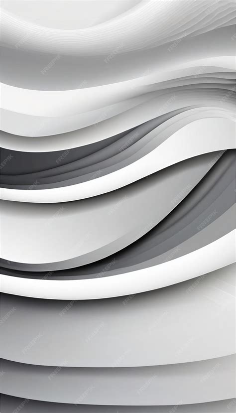 Premium AI Image | Abstract white and gray background for presentation and design with dynamic ...
