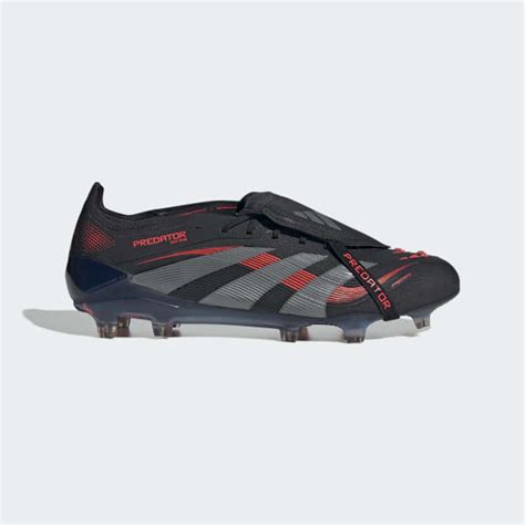 Adidas Predator Elite Fold Over Tongue Firm Ground Boots Black