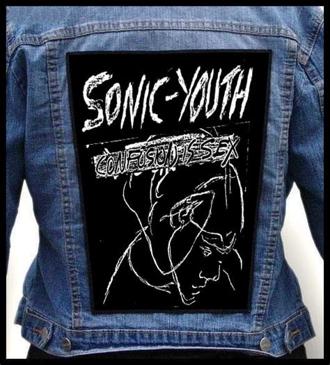 Sonic Youth Confusion Is Sex Backpatch Back Patch 
