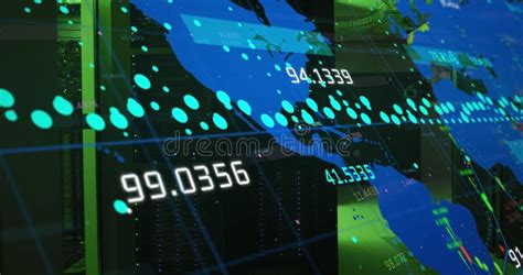 image of data processing over computer servers stock image image of