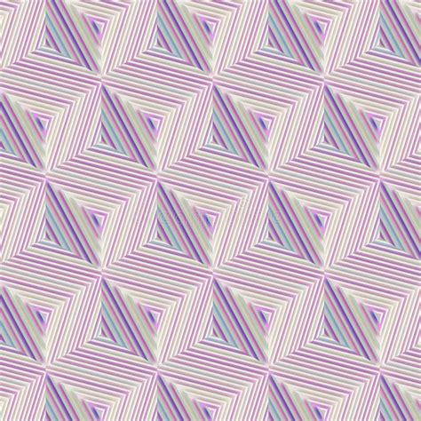 Isometric Projection Of An Abstract Cube Pattern With Striped Texture Of Thin Slices 3d