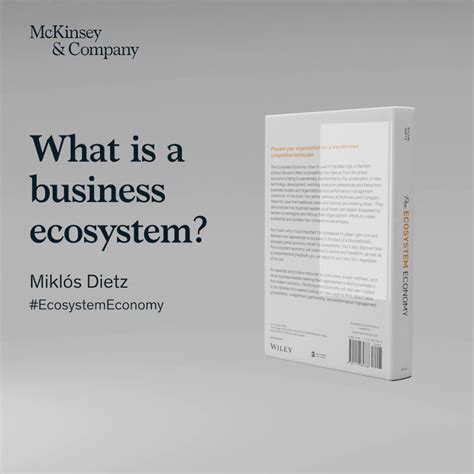 Mckinsey And Company On Twitter A Business Ecosystem Is A Way To Serve