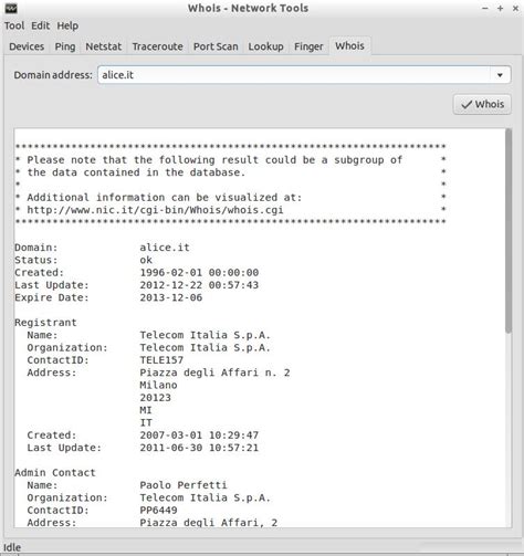 Gnome Nettool Maurizio Siagri