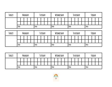 Dti Weekly Data Sheet By Theabacorner Tpt