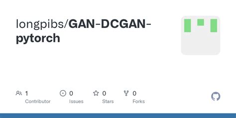 github longpibs gan dcgan pytorch