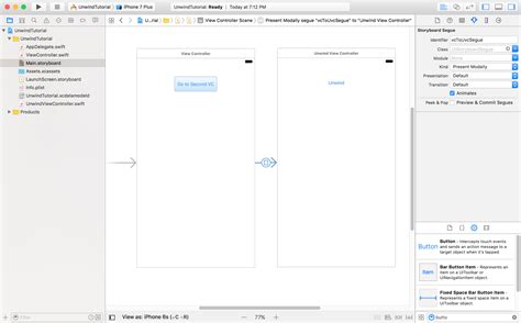 Quick Swift How To Unwind A View Controller John Xiong