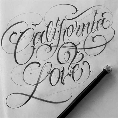 Best Cursive Fonts For Tattoos Dupolf