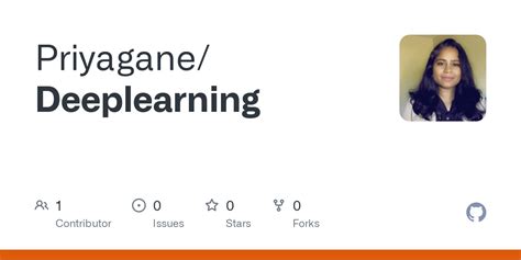 Github Priyagane Deeplearning
