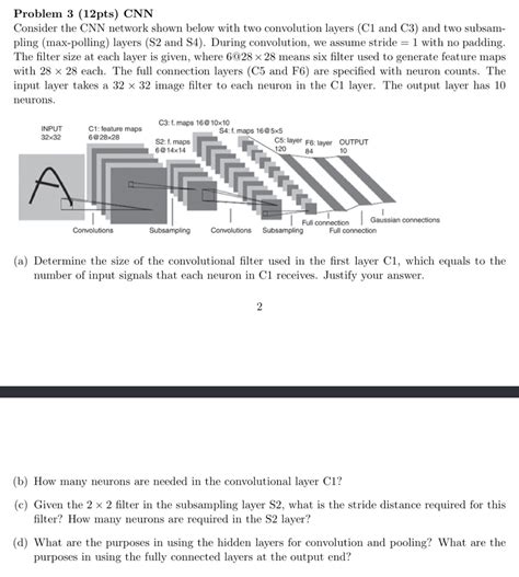 Solved Problem 3 12pts ﻿cnnconsider The Cnn Network Shown