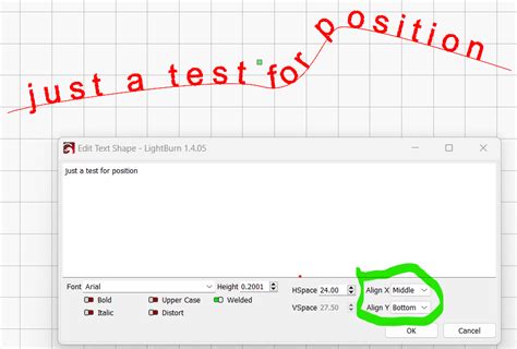 Text On Path Problem With Textposition Lightburn Software Questions