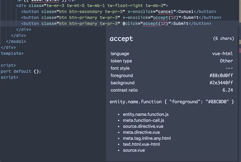 Syntax Highlight Issue With Shorthand Issue Vuejs Vetur Github