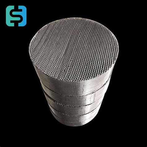 Stainless 304316 L Metal Structured Packing Fine Chemical Tower