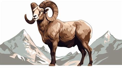 Bighorn Sheep Cartoon Vectors And Illustrations For Free Download