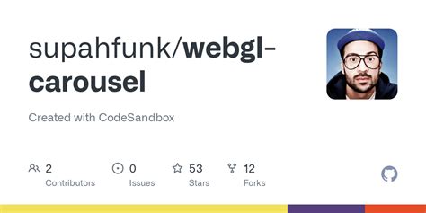 Github Supahfunkwebgl Carousel Created With Codesandbox